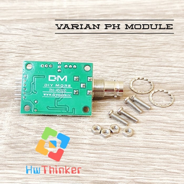 Jual Liquid PH Sensor Kit E-201C E201-C BNC Modul Analog PH4502C PH ...