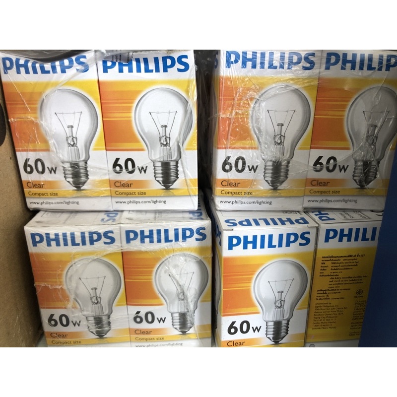 Jual Lampu Pijar Philips Clear 15W / 25W / 60W / 75W A55 CL E27 Standard Bulb | Shopee Indonesia
