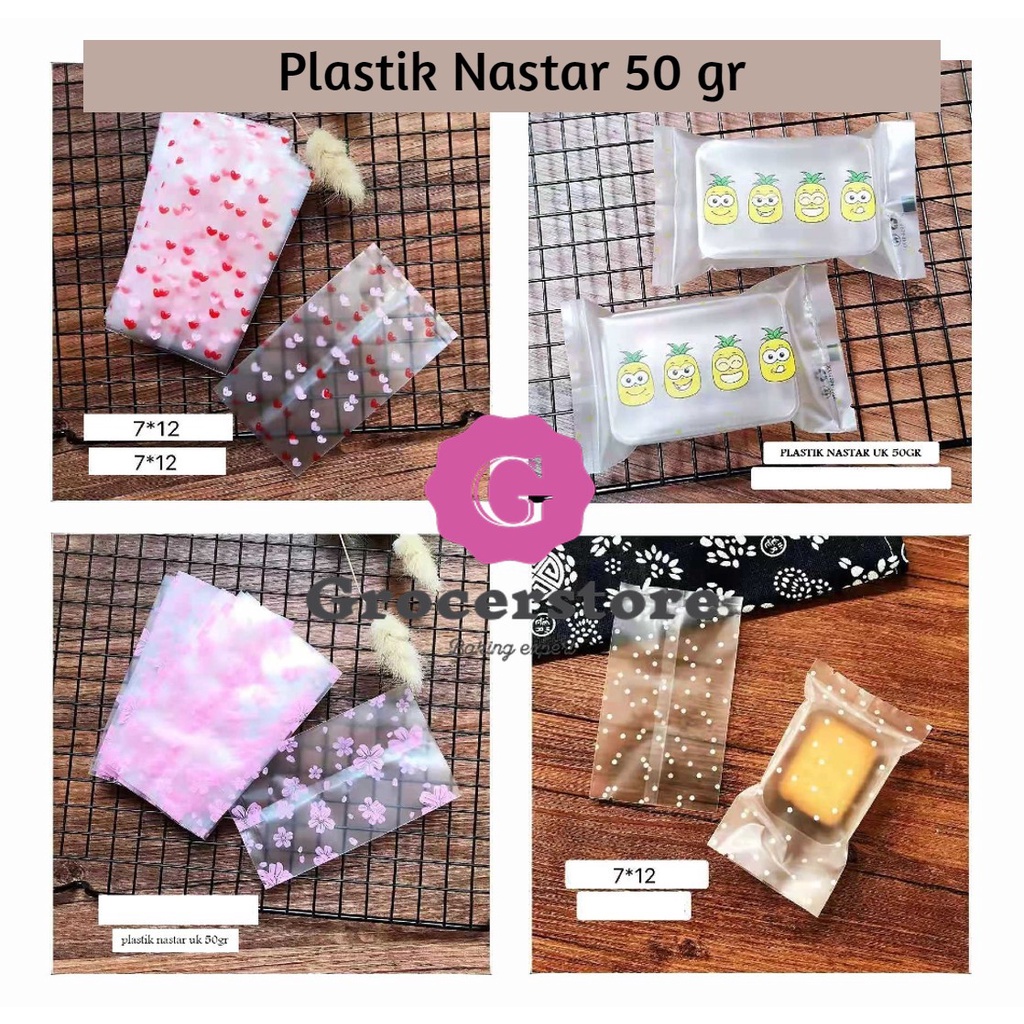 Jual Plastik Nastar Plastik Bungkus Kue Kering Mooncake Biskuit 50 gr ...