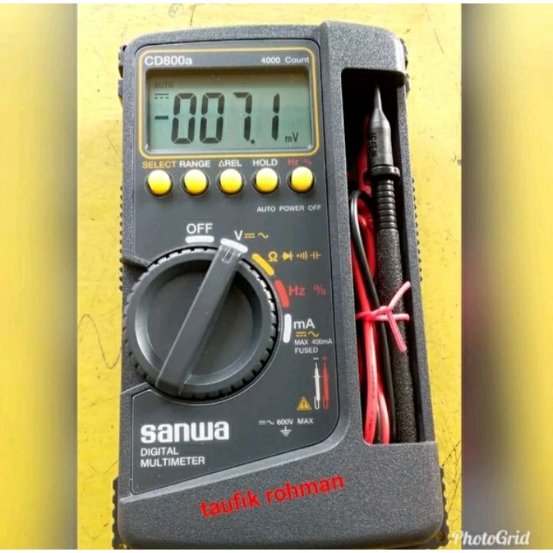 Jual MULTI TESTER DIGITAL MERK SANWA CD 800 A | Shopee Indonesia