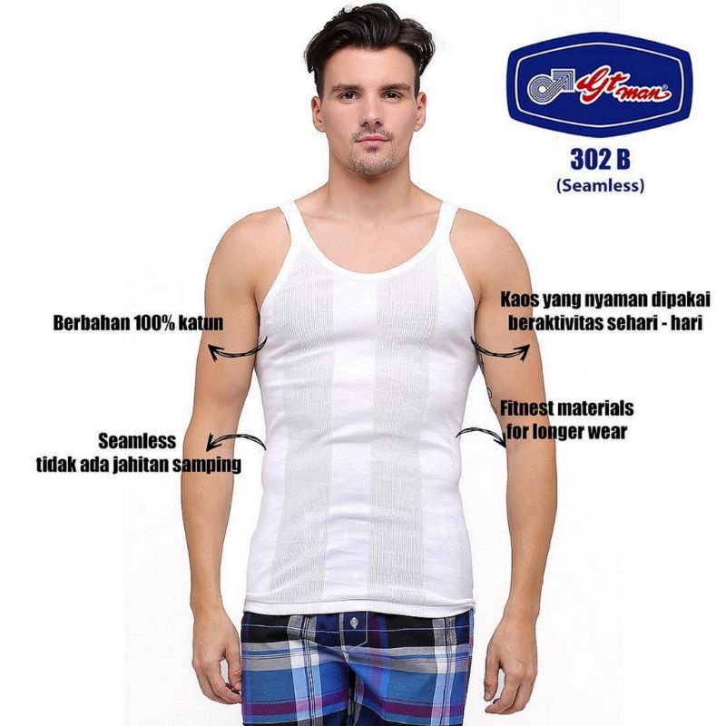 Jual Singlet Pria Gt.man 302 B Kaos Dalam Dewasa | Shopee Indonesia
