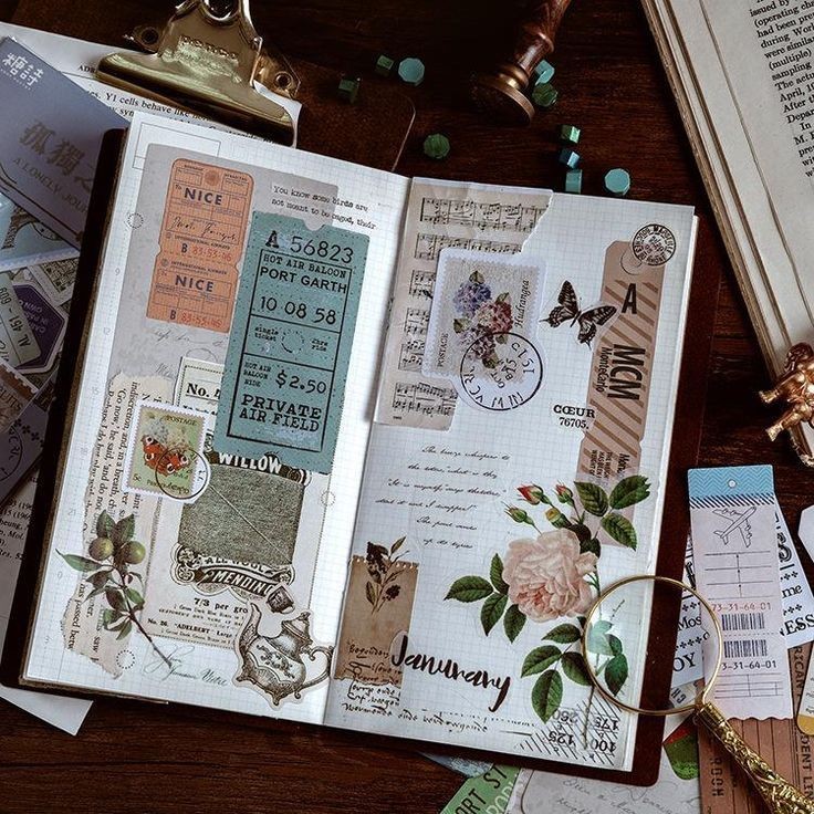 Jual BISA COD STICKER AESTHETIC SCRAPBOOK JOURNALING Shopee Indonesia