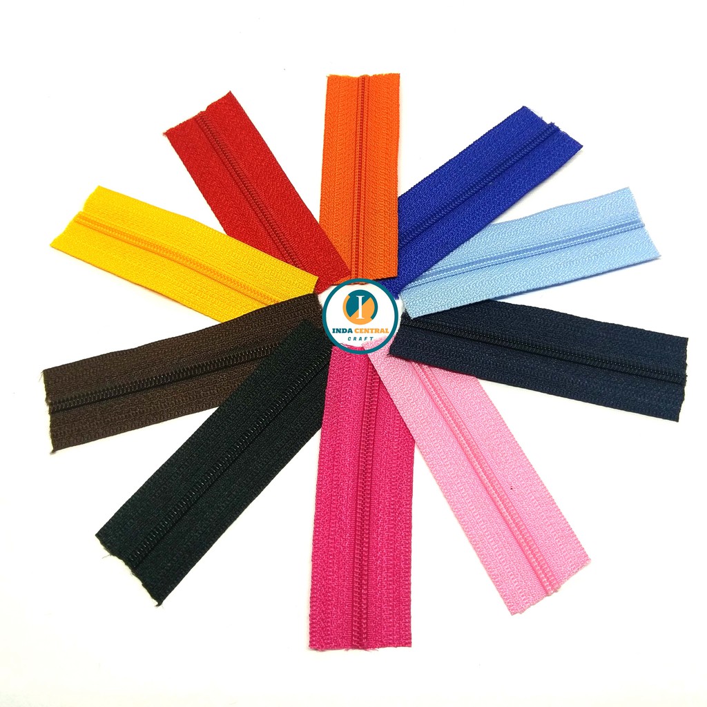 Jual Daun Resleting Tas Merk Amco no 3 Gigi Plastik Zipper Tas Amco ...