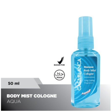 Jual Casablanca Body Mist Aqua (Light Blue, 50ml) | Shopee Indonesia