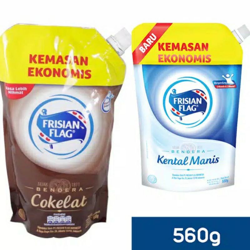 Jual SUSU KENTAL MANIS FRISIAN FLAG POUCH 560g | Shopee Indonesia
