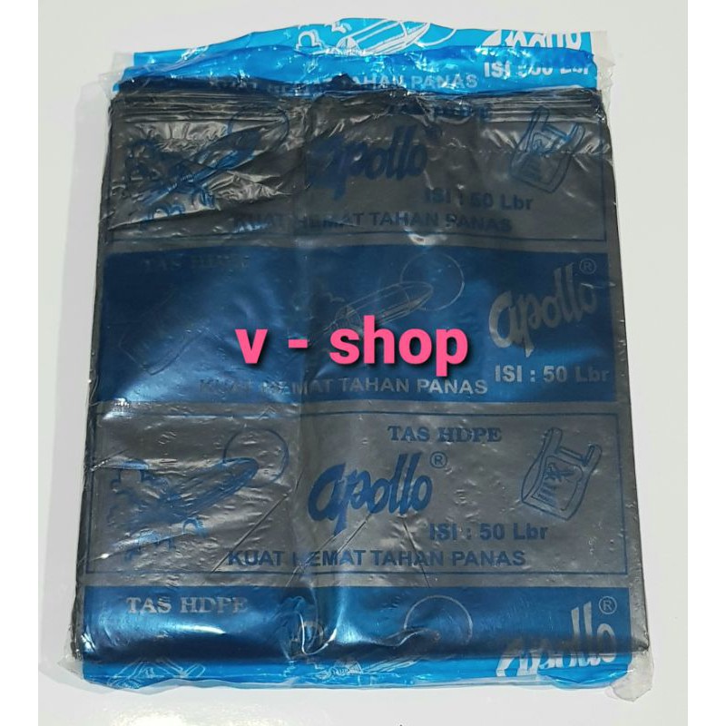 Jual Kantong Plastik Kresek Apollo Biru Kecil | Shopee Indonesia