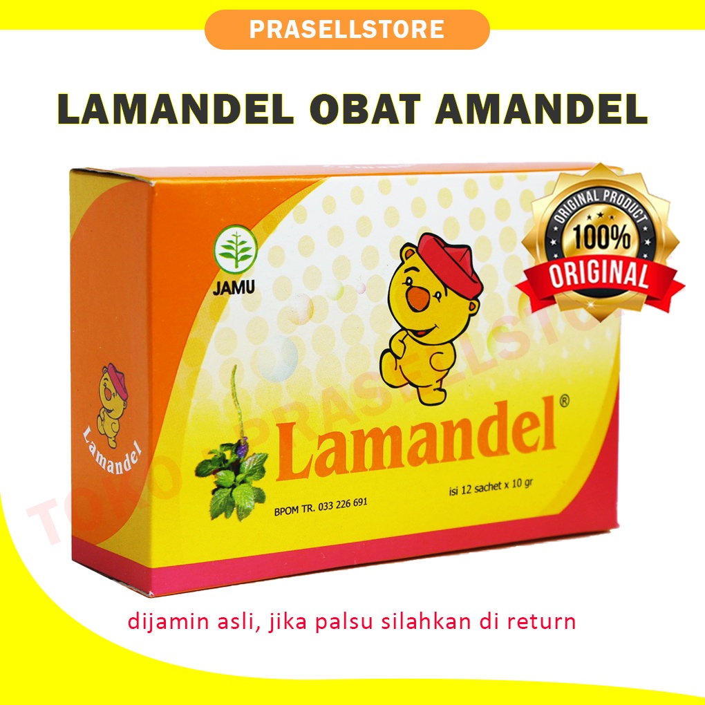Jual Lamandel Obat Amandel Kemasan Kotak 100% Original | Shopee Indonesia