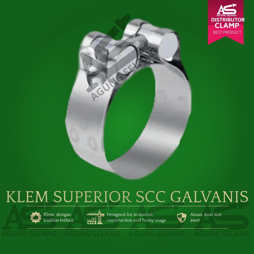 Jual Klem Superior SCC 29-31 Heavy Duty Clamp SCC 29 31 Besi Steel ...