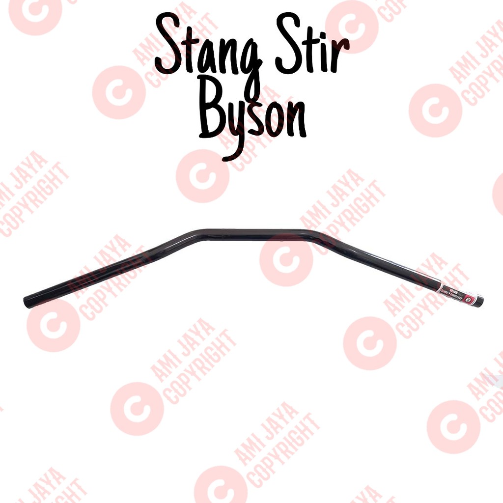 Jual Stang Setang Motor Yamaha Byson Standart Model Ori Hitam Tebal ...