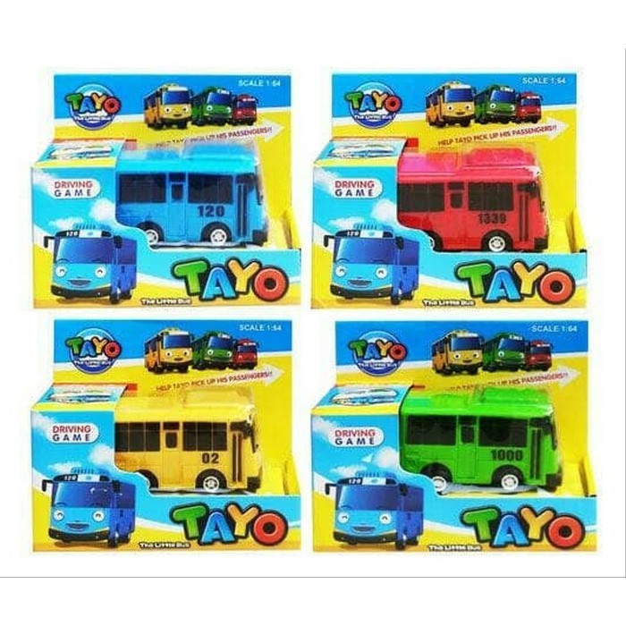 Jual MAINAN ANAK LITTLE BUS TAYO PULLBACK - MOBIL TAYO SATUAN Dijamin ...
