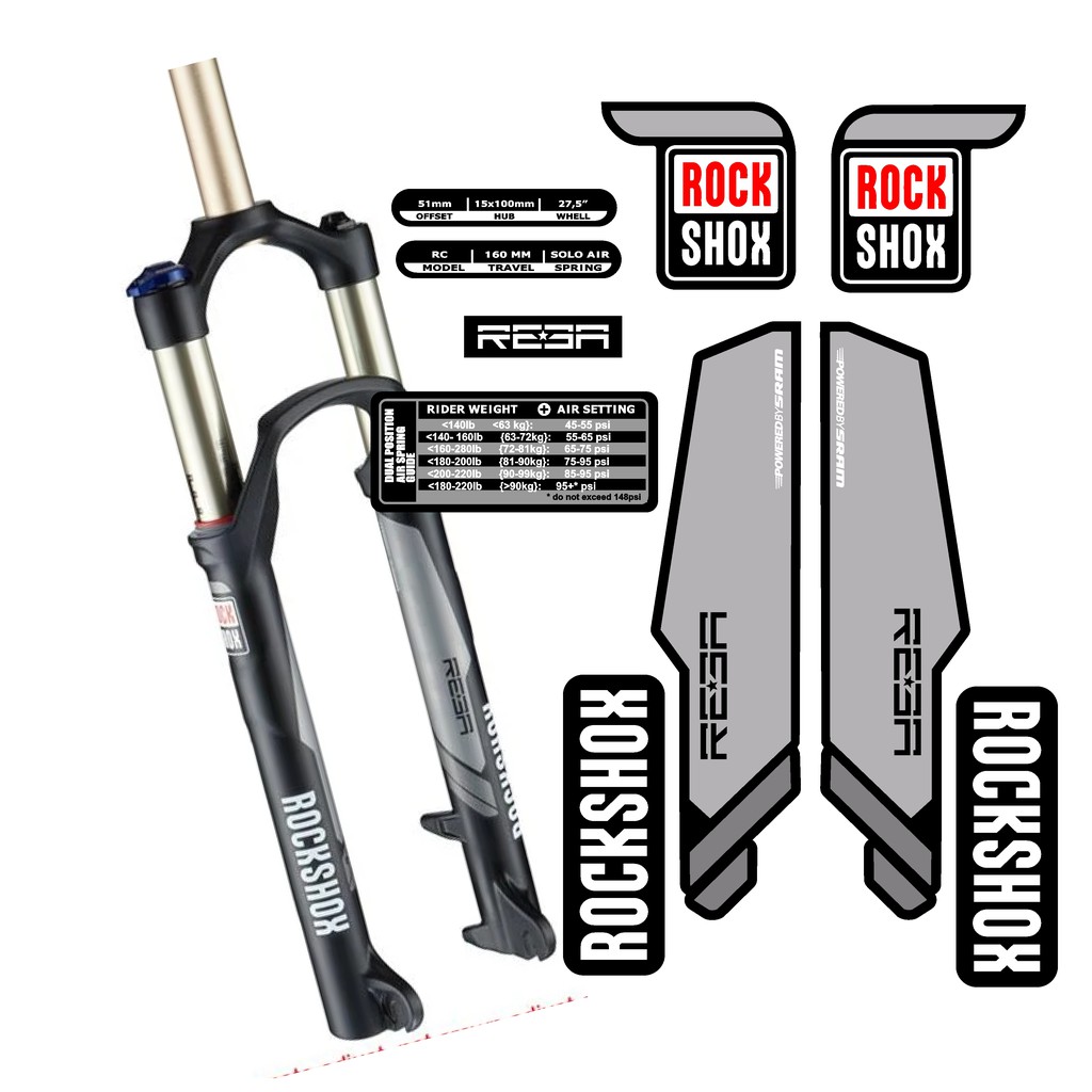 Jual Decal Sticker REBA RL RLT Stiker Fork MTB Downhill | Shopee Indonesia