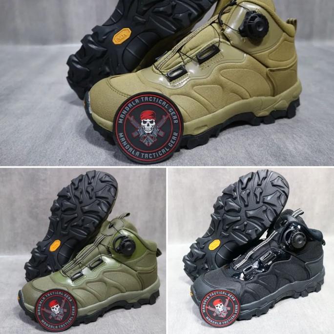 Jual sepatu esdy tali putar tactical / Sepatu tali putar esdy midle ...