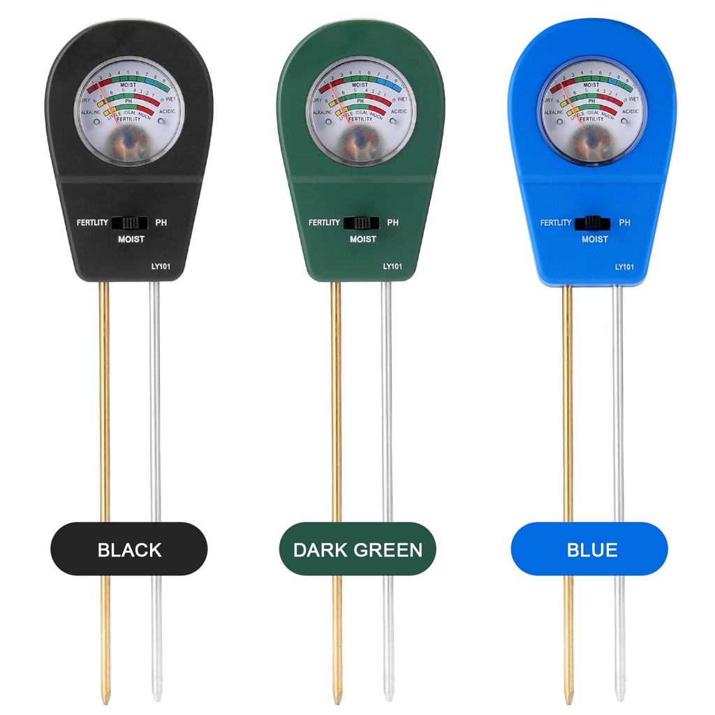 Jual PREORDER Soil Moisture/Soil Fertility/Soil PH 3-in-1 Soil PH Meter ...