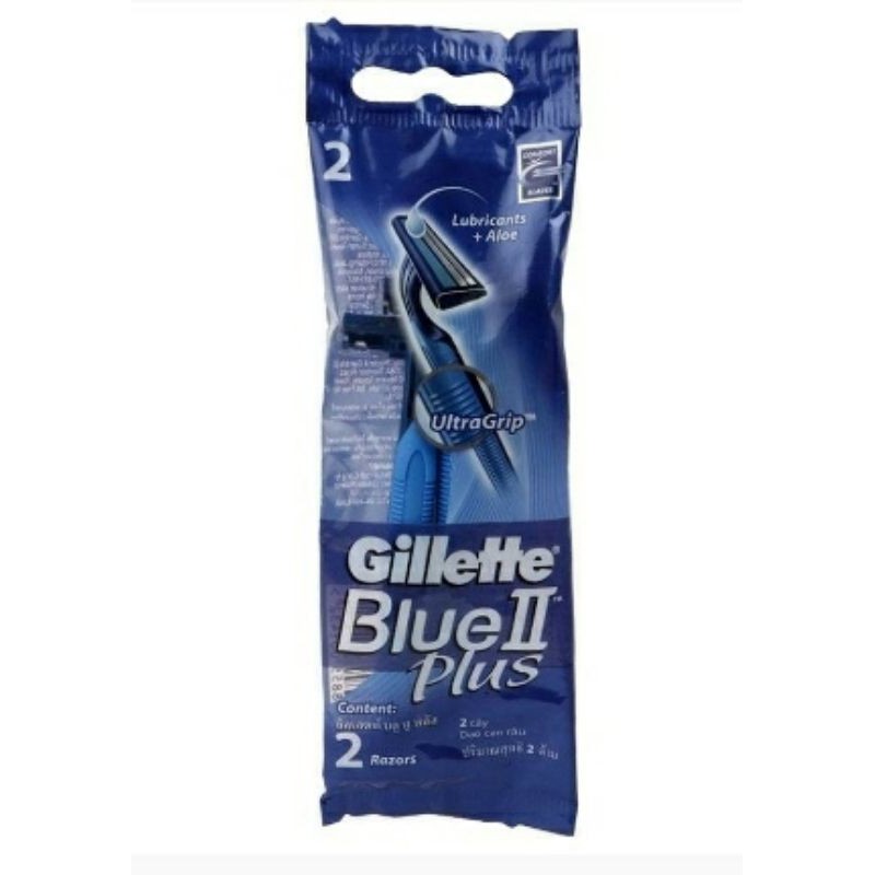 Jual Gillette Blue II Plus Ultra 2'S | Shopee Indonesia