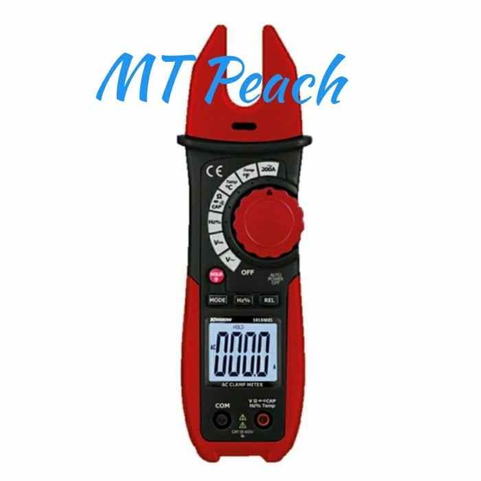 Jual KRISBOW OPEN JAW CLAMP METER 200AMP ALAT UKUR ARUS LISTRIK 200 A ...