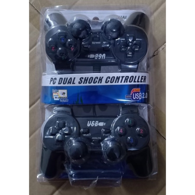 Jual Promooooo Game pad double hitam // Stik pc double hitam // stik pc ...