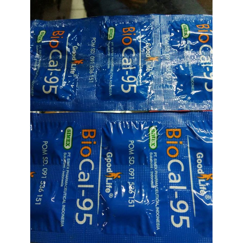 Jual Bio Cal - 95 /strip | Shopee Indonesia