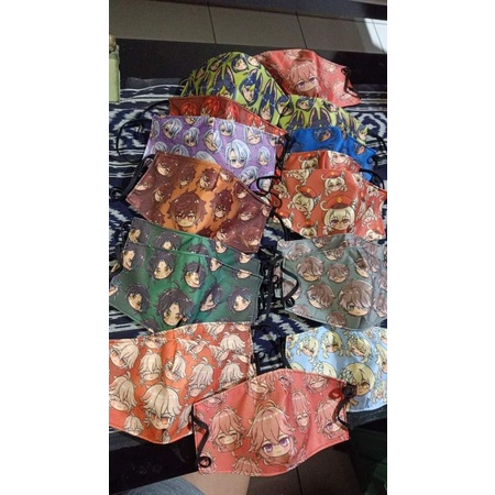 Jual Genshin Impact Masker Genshin Impact Karakter Zhongli Childe klee ...