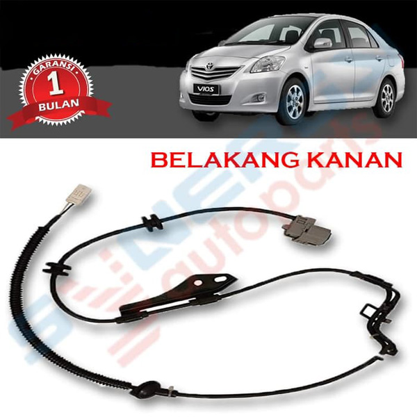 Jual KABEL Sensor ABS Toyota Vios.Yaris Belakang kanan 2008 UP NCP90 ...