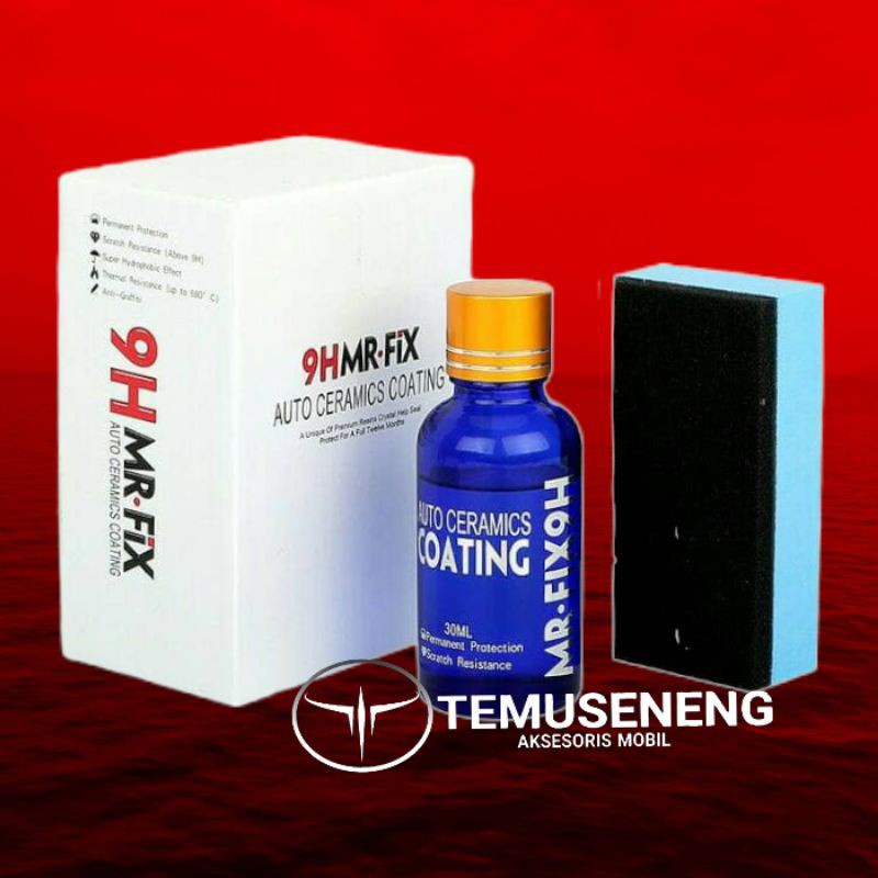 Jual Paket Cairan Pelindung Cat Mobil Mr Fix 9H Nano Coating Ceramic Wa. Glossy Permanen Anti ...