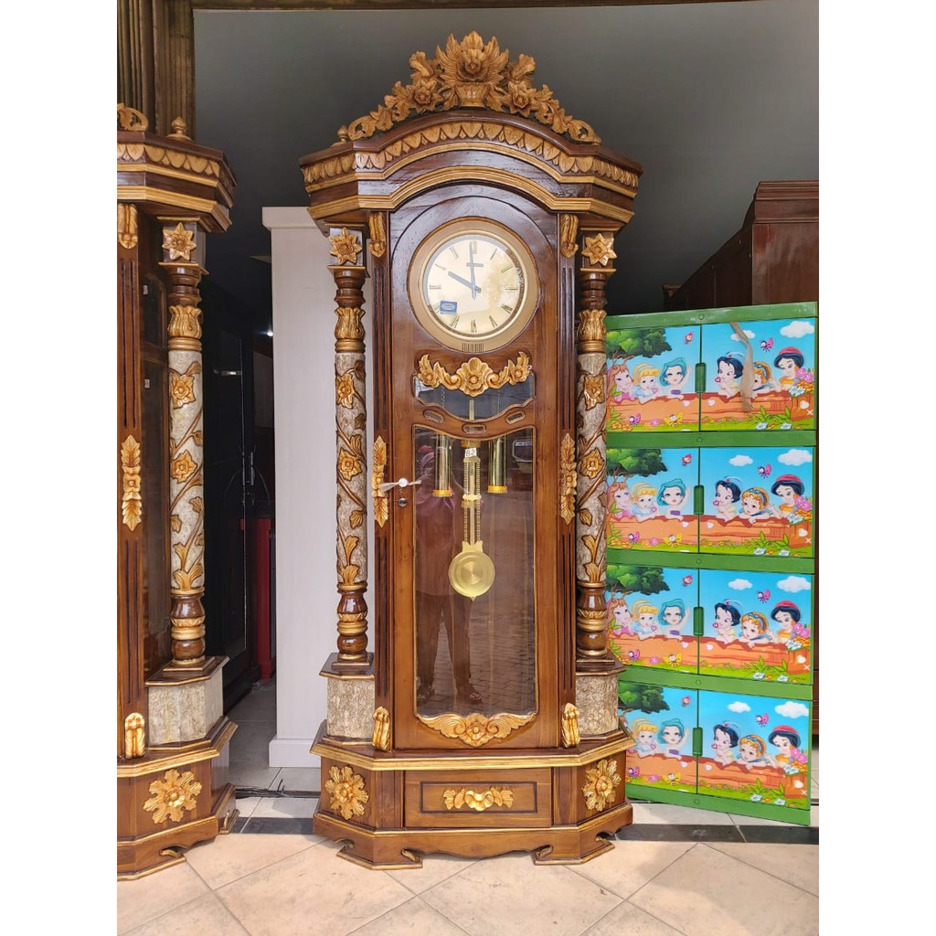 Jual Jam Hias Berdiri Kayu Jati | Shopee Indonesia