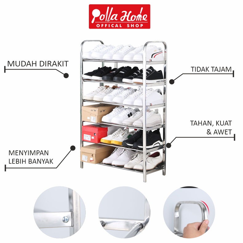 Jual Olla Hom Rak Sepatu Susun Rak Sepatu Tingkat / Tempat Sepatu ...