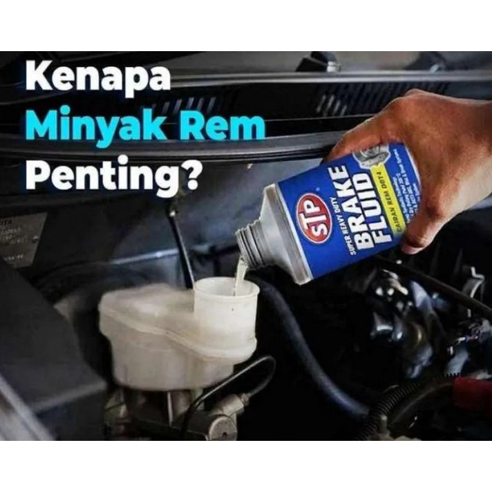 Jual STP Brake Fluid Minyak Rem 300 ML DOT 4 Minyak Rem Mobil Motor ABS ...