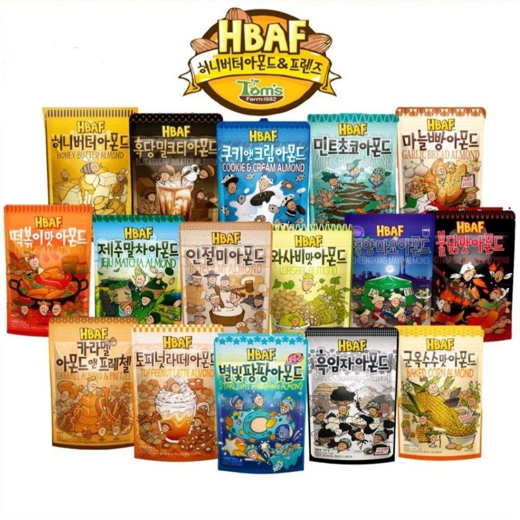 Jual KOREAN HONEY BUTTER ALMOND - 190gr , 210 gr, HBAF TOM's FARM ORIGINAL, PROMO BEST SELLER ...