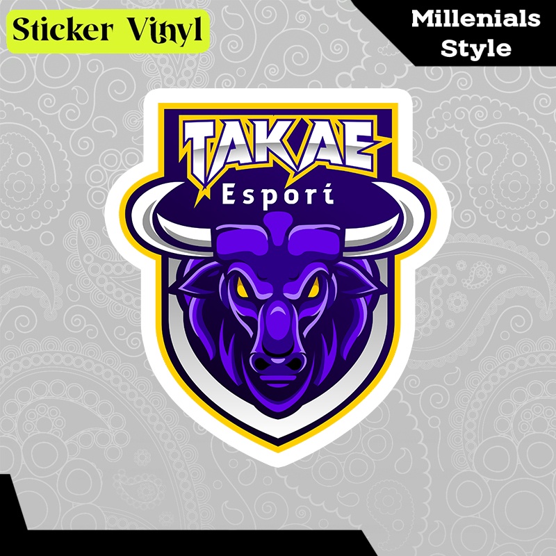 Jual Stiker Sticker Takae Esports Kaos Team Game Pubg Mobile Gaming ...