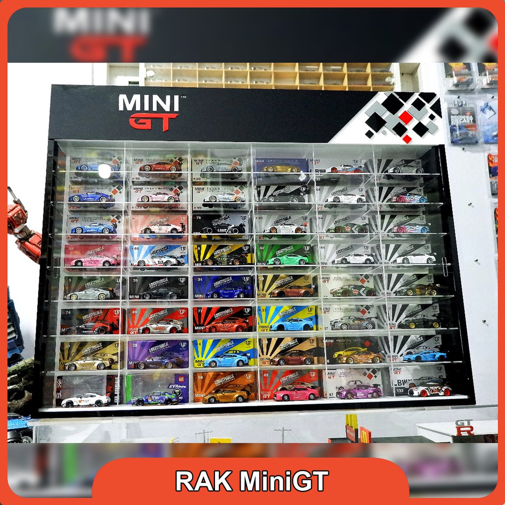 Jual Rak Mini GT Akrilik Standard Edition Isi 48 With Header | Shopee ...