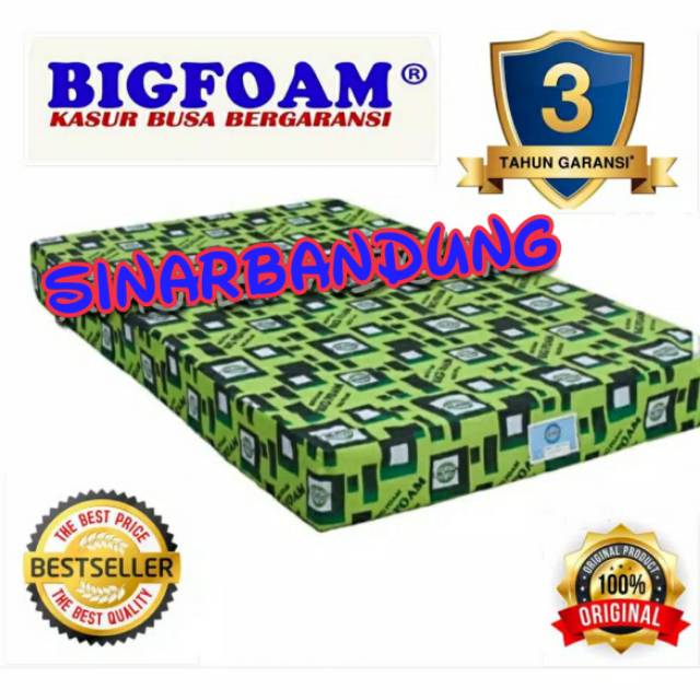 Jual KASUR BUSA BIG FOAM STANDAR HIJAU / GARANSI 3 TAHUN | Shopee Indonesia