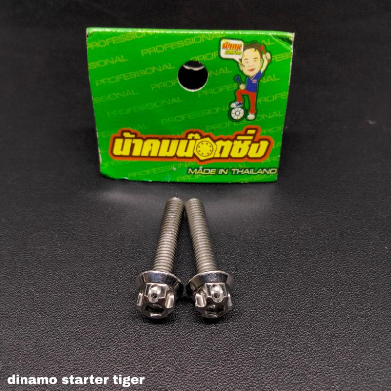 Jual baut probolt stainless new model baut dinamo starter Honda Tiger ...