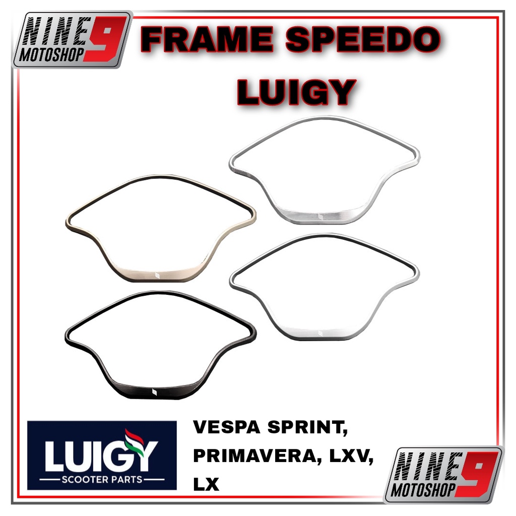 Jual Bingkai Cover Tutup Frame Speedo Vespa Sprint Primavera Luigy ...