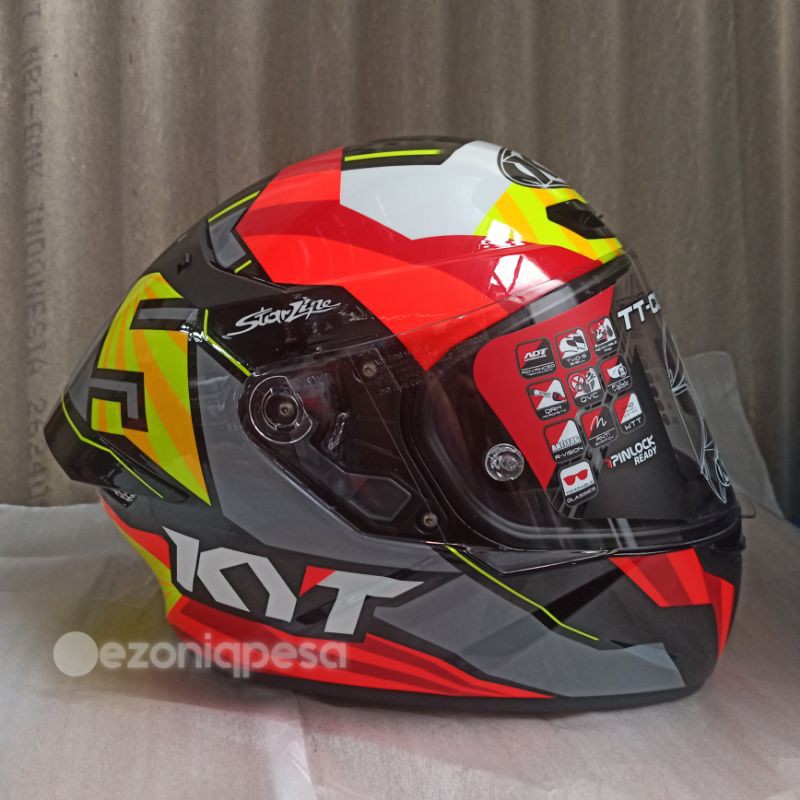 Jual HELM KYT TT COURSE Motif Jaume Masia ORIGINAL | Shopee Indonesia
