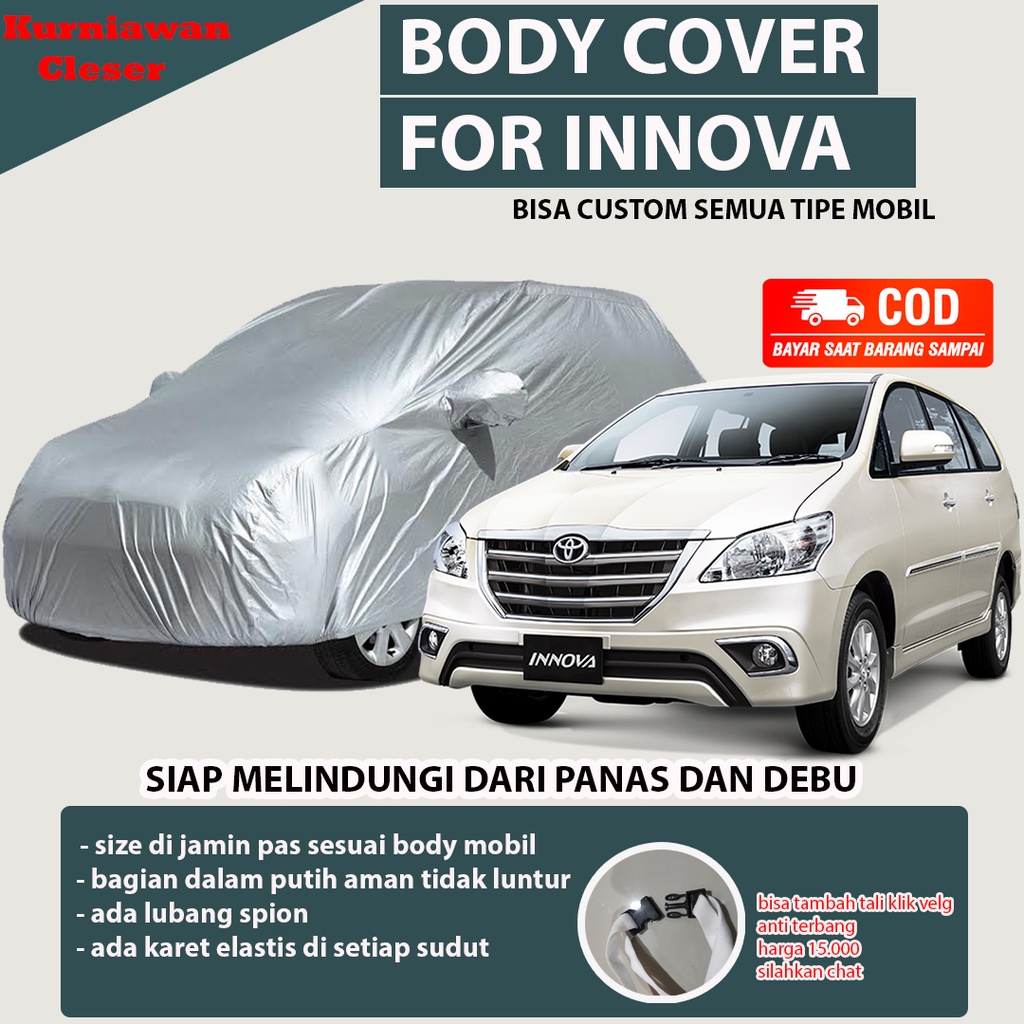 Jual Cover Mobil Innova Sarung mobil Innova/Kijang Innova/Innova Lama ...