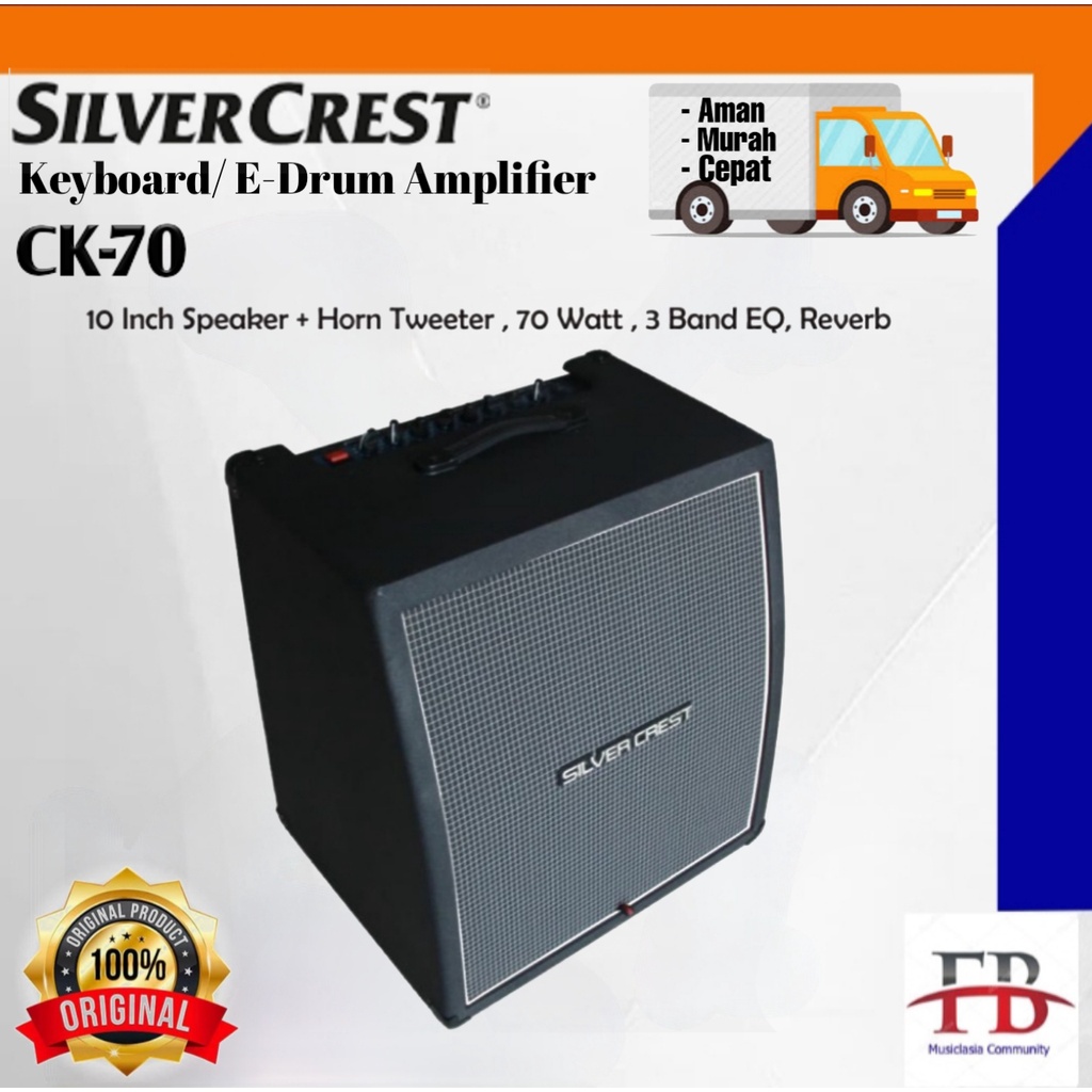 Jual Amplifier keyboard Silvercrest CK70 ampli CK 70 Speaker Drum ...