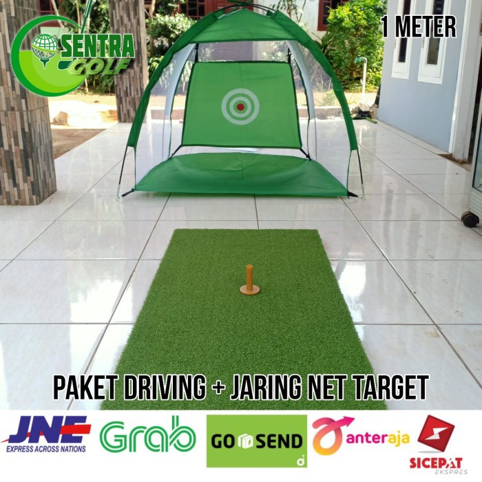Jual Paket Jaring Target 1 Meter & Karpet Driving Range Golf 90x40 cm ...