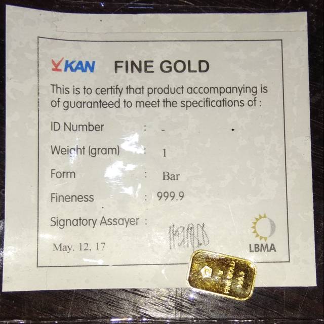 Jual LM Antam Cetakan Lama 1gram | Shopee Indonesia
