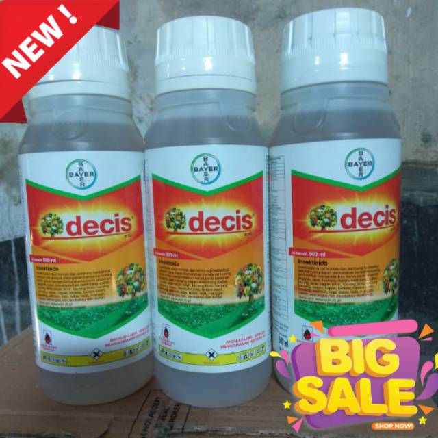 Jual Decis Insektisida Bayer DECIS 25EC 500ml | Shopee Indonesia
