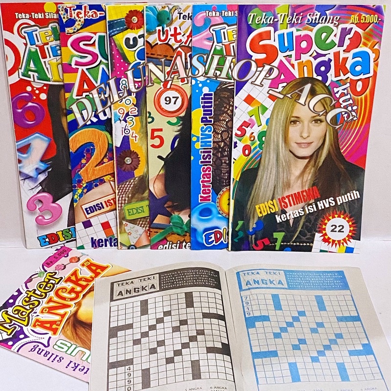 Jual delunashop TTS Huruf dan Angka TTS KUIS Huruf dan angka Kuis jadul ...
