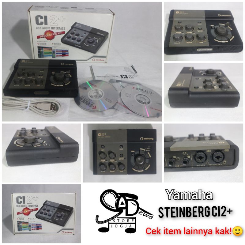 Jual STEINBERG CI2+ SOUNDCARD AUDIO INTERFACE STEINDBERG SOUND CARD ...
