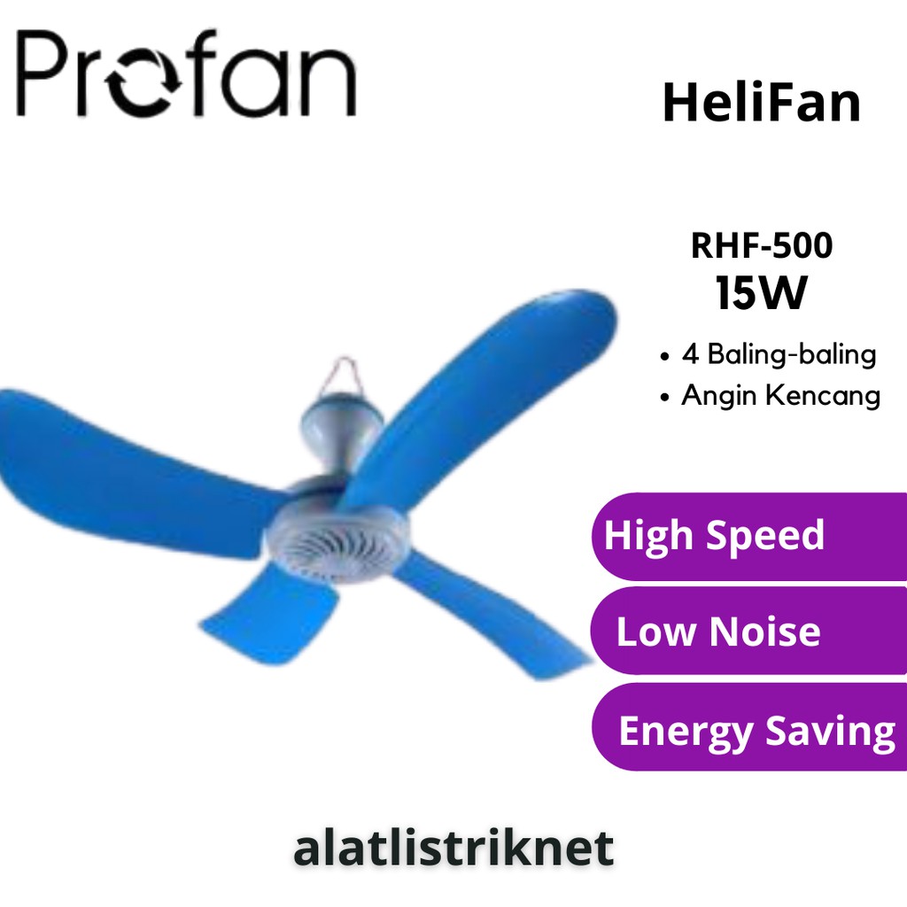 Jual PROFAN KIPAS ANGIN GANTUNG 15W KIPAS ANGIN 15 WATT RHF-500 ...