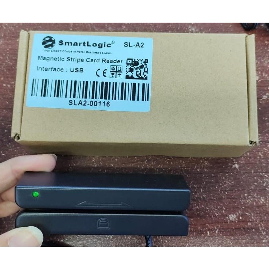 Jual MSR SMARTLOGIC SL-A2 USB (MAGNETIC CARD READER) | Shopee Indonesia
