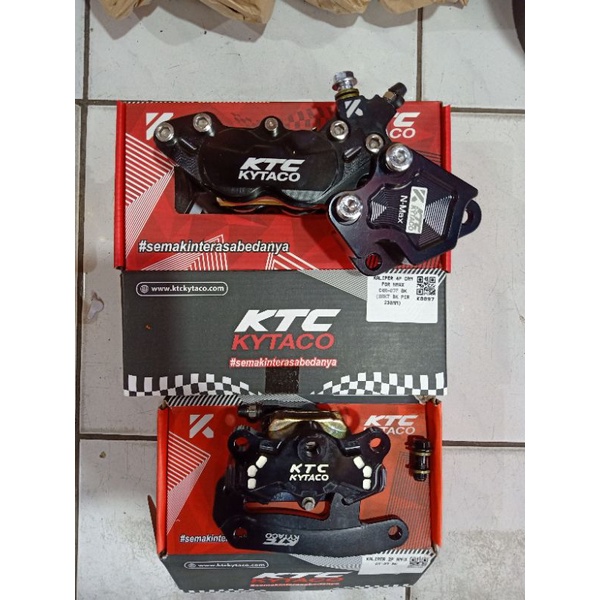 Jual kaliper ktc kytaco set depan 4p besar crm belakang 2p kn01 buat nmax old punya black ...