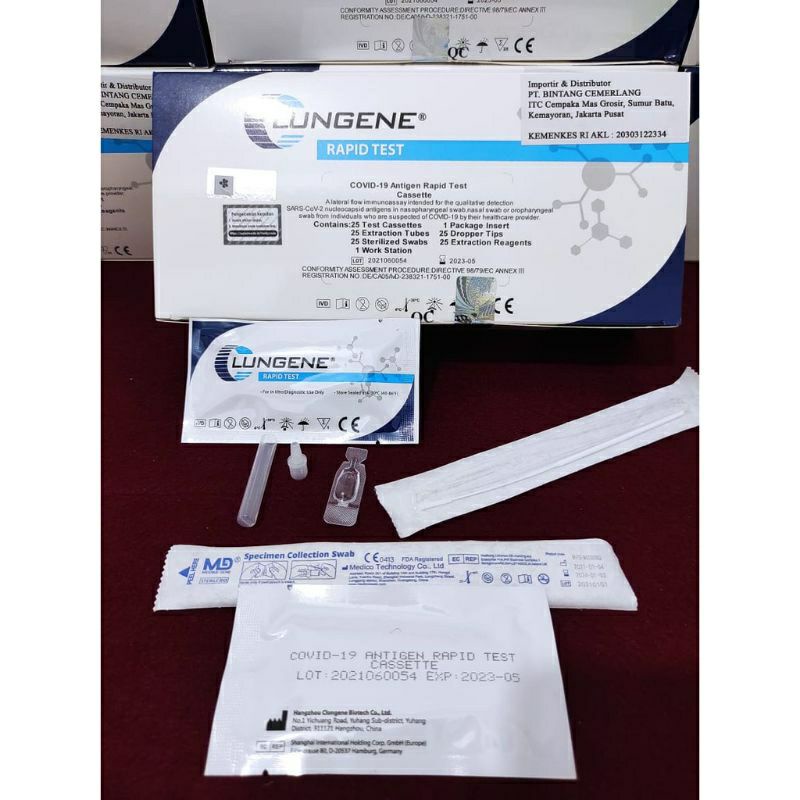Jual Best Seller tes mandiri swab antigen test kit 1 set / ecer ...