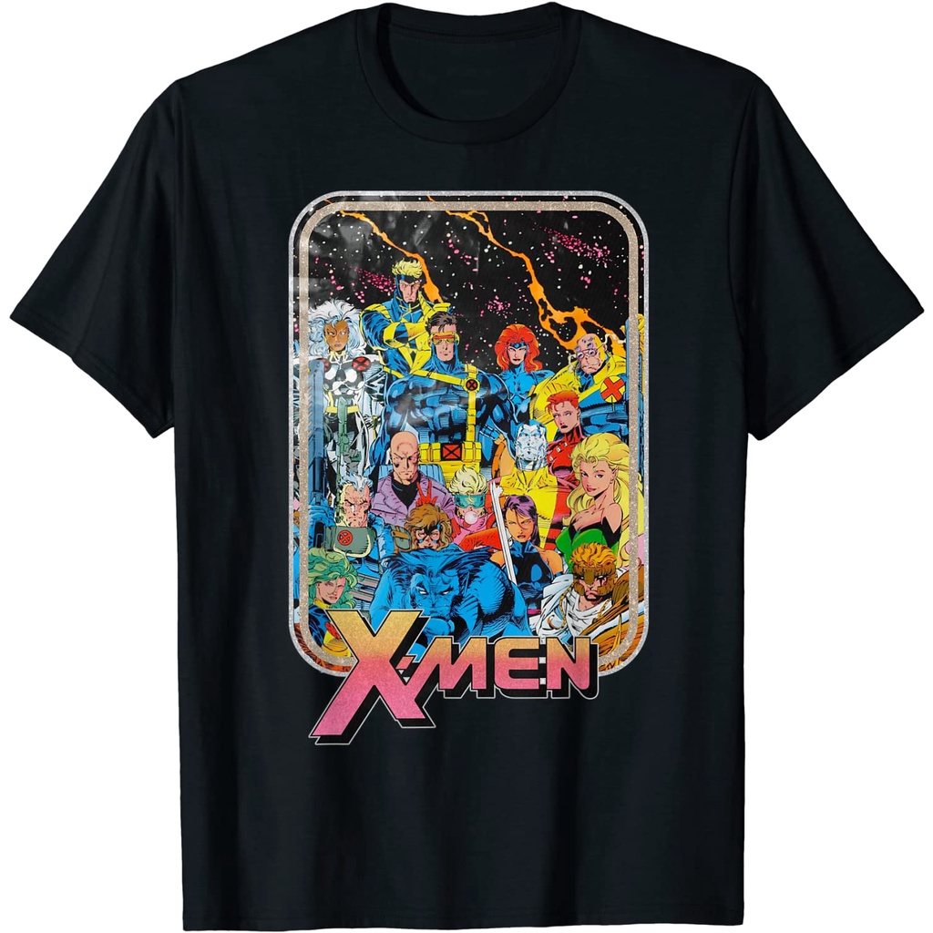 Jual Baju Kaos Marvel X-Men Classic Vintage Comic Group Shot T-Shirt ...