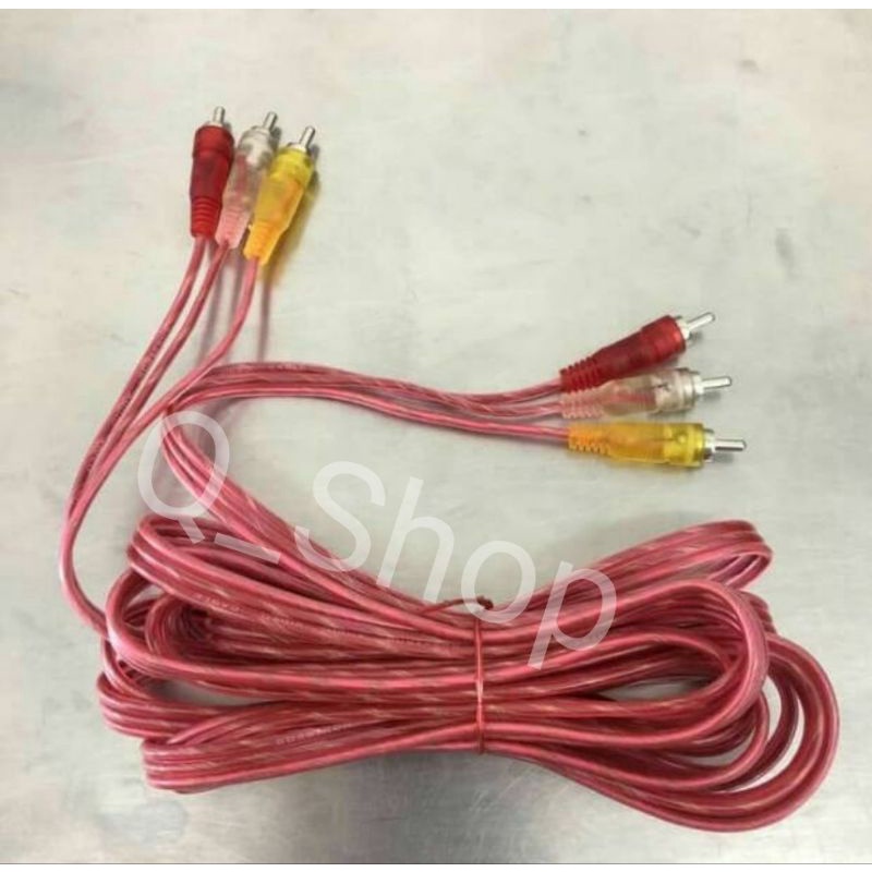 Jual Kabel RCA 3-3 Transparan / Kabel Audio 1,5 Meter | Shopee Indonesia