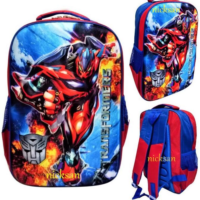Jual Tas sekolah anak SD Transformer Thunderbolt | Shopee Indonesia
