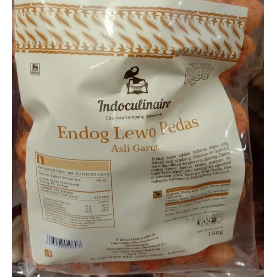 Jual Indoculinaire Endog Lewo Pedas Asli Garut | Shopee Indonesia