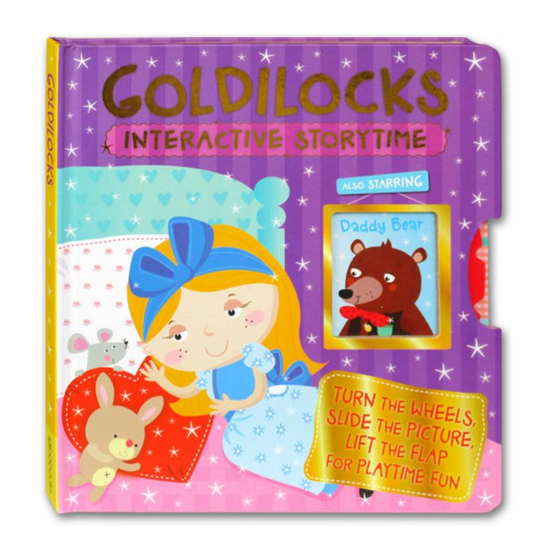 Jual GOLDILOCKS Interactive Storytime Board Books (turn the wheels ...